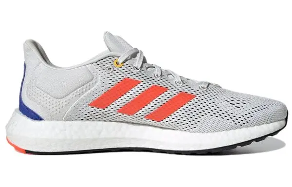 Adidas Pureboost 21 Athletic Sneakers - Grey/red