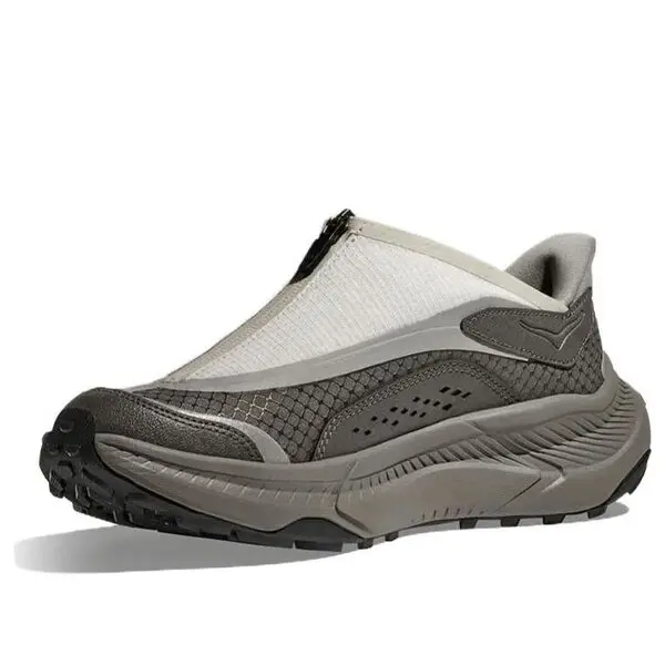 Hoka One One Project Transport Zip Up Sneakers - Stardust/satellite Grey