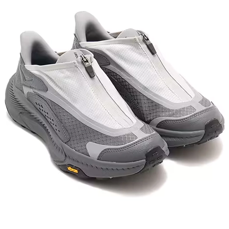 Hoka One One Project Transport Zip Up Sneakers - Stardust/satellite Grey