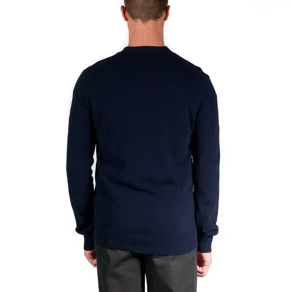Play Comme Des Garcon Cardigan With Emblem - Navy