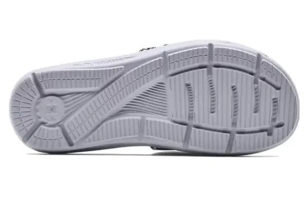 Under Armour Ignite 6 Graphic Strap Slide - Black/mod Grey