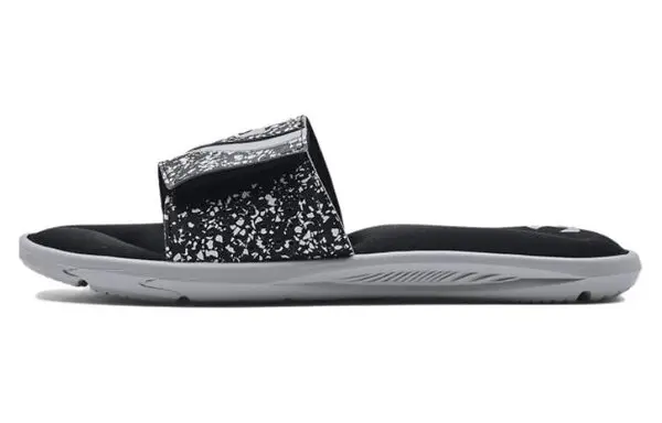 Under Armour Ignite 6 Graphic Strap Slide - Black/mod Grey