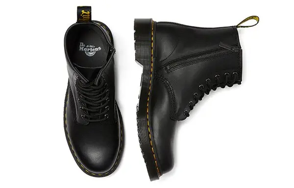 Dr. Martens 1460 Classic Side Zipper Boots - Black