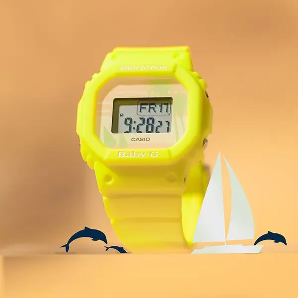 Casio Baby-g Water Resistant Watch - Yellow