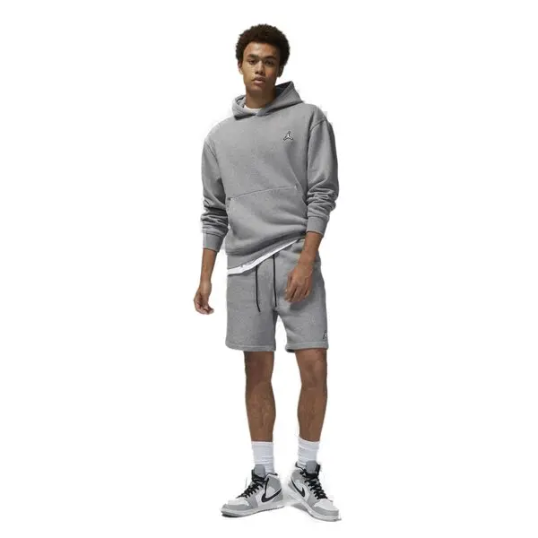 JORDAN Logo Popover Hoodie - Grey