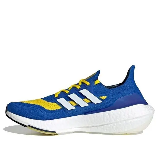 Adidas Ultraboost 21 'la Rams' Athletic Sneakers - Blue/white/yellow