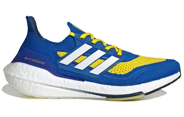 Adidas Ultraboost 21 'la Rams' Athletic Sneakers - Blue/white/yellow