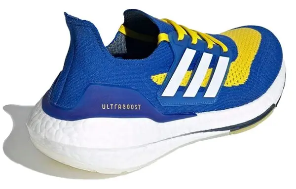 Adidas Ultraboost 21 'la Rams' Athletic Sneakers - Blue/white/yellow