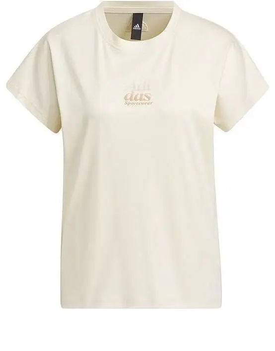 Adidas 5 Miles Lounge Silky Touch T-shirt - Beige