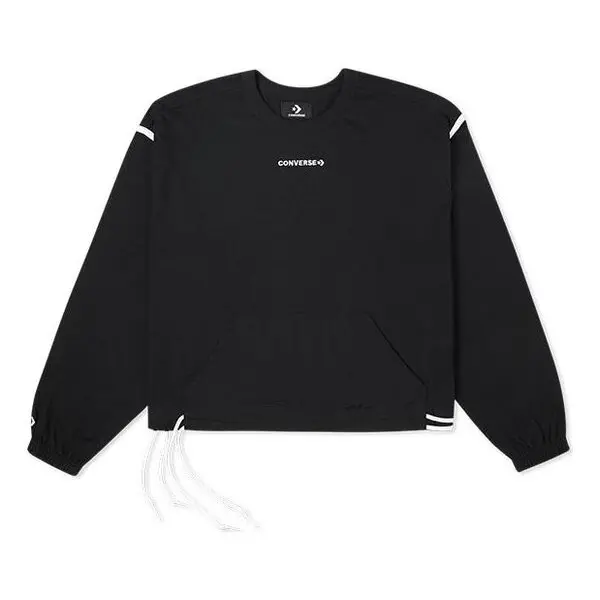 CONVERSE Long Sleeve Jersey Crew - Black