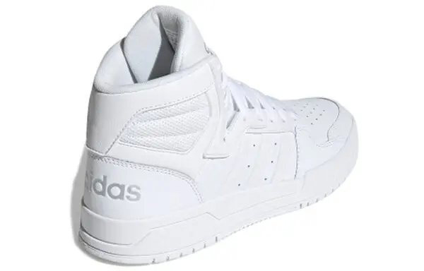 Adidas Entrap Mid High Top Sneakers - Whtie