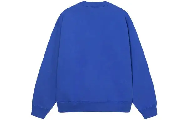 Nike X Stussy Acid Wash Crew Fleece - Blue