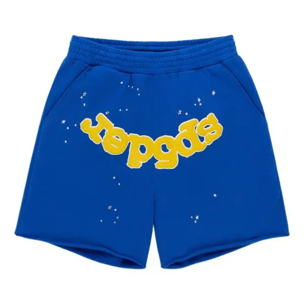 SP5DER Varsity Web Sweatshort - Blue