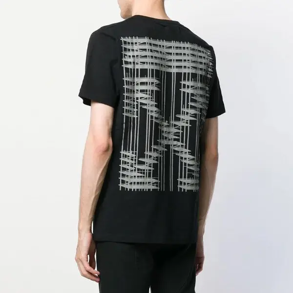 Off-White Industrial Short Sleeve Logo Normal Fit