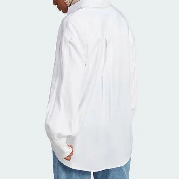 Adidas 3-stripes Long-sleeve Top - White