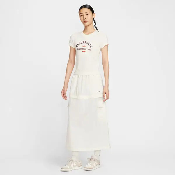 Nike Phoenix Slim Short Sleeve T-shirt - Pale Ivory
