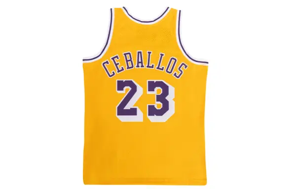 Mitchell & Ness Los Angeles Lakers 1994-95 Cedric Ceballos Swingman Jersey