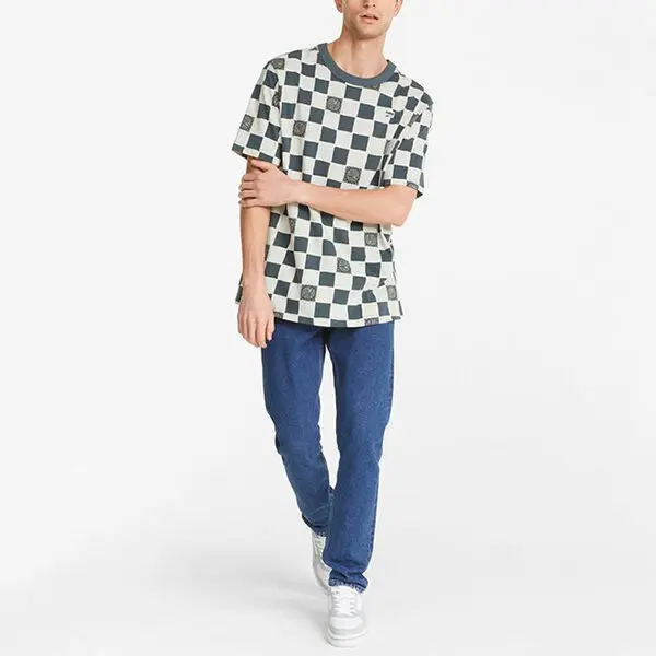 PUMA Downtown Aop Tee 'white Blue