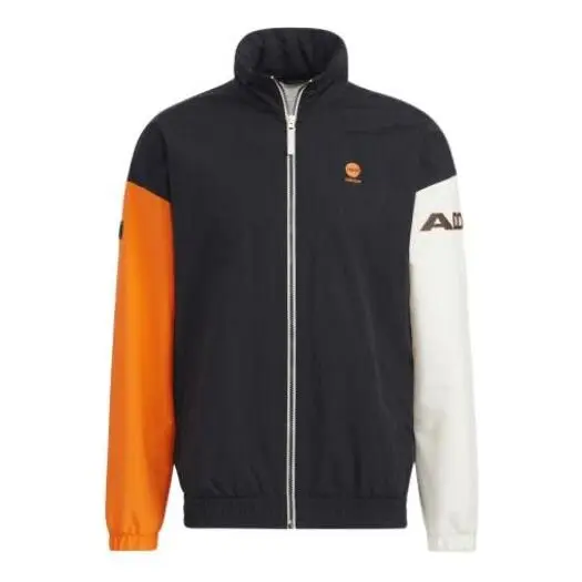 Adidas Neo Sw Cb Wl Wb Contrasting Colors Sports Hooded Jacket Black - Multi-color