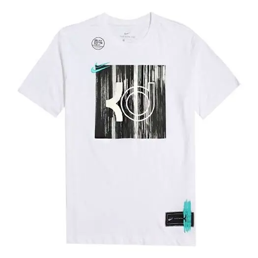 Nike Dri-fit Kd Logo Kevin Durant Printed Tee - White