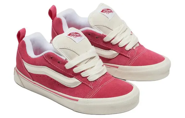 VANS Knu Skool Sneakers - Pink/white