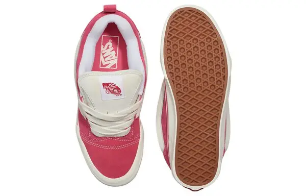 VANS Knu Skool Sneakers - Pink/white