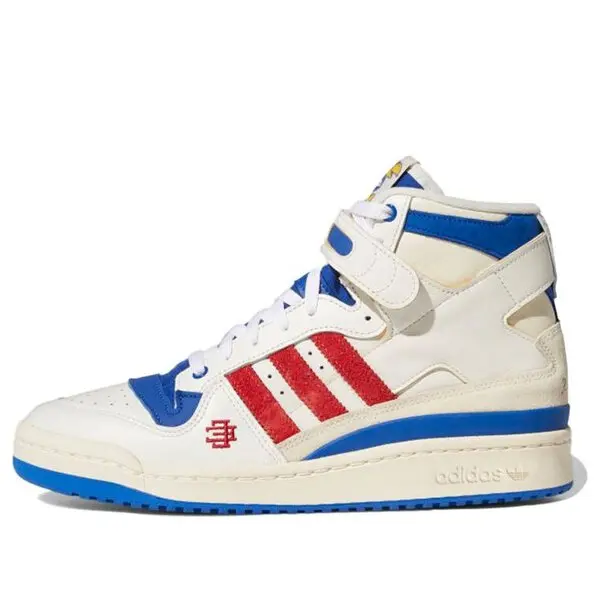 Adidas Eric Emanuel X Midnight Madness X Forum 84 High 'kansas Jayhawks - White/red/blue