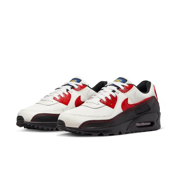 Nike Max 90 Se "sail University Red" Sneakers - White/red/black