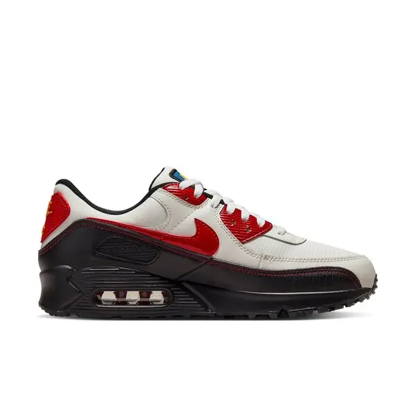 Nike Max 90 Se "sail University Red" Sneakers - White/red/black