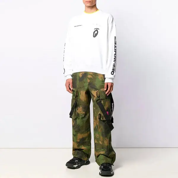 Off-White Printed Crewneck Pullover