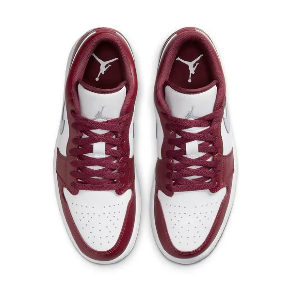 JORDAN 1 Low - White/red