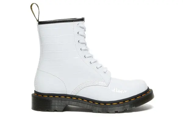Dr. Martens 1460 Patent Croc Emboss Leather Boots