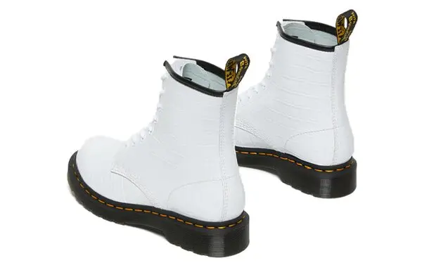Dr. Martens 1460 Patent Croc Emboss Leather Boots