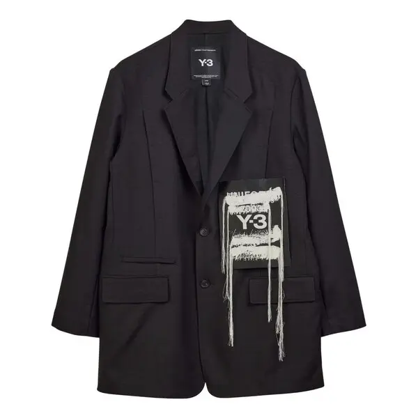 Adidas Y-3 Sport Blazer With Uniform Patch