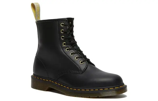Dr. Martens Vegan 1460 Felix Rub Off Ankle Boots - Black