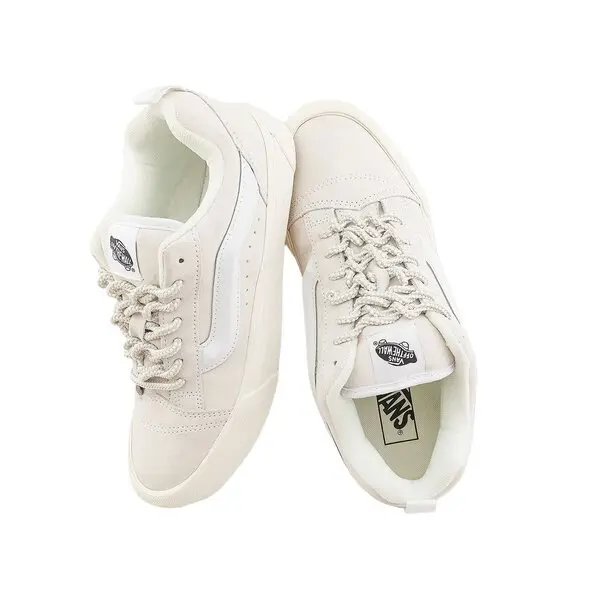 VANS Knu Skool Lace-up Sneakers - Light Pink