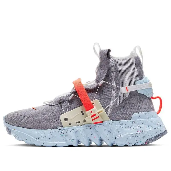 Nike Space Hippie 03 "this Is Trash" High-top Sneakers - Graybluered