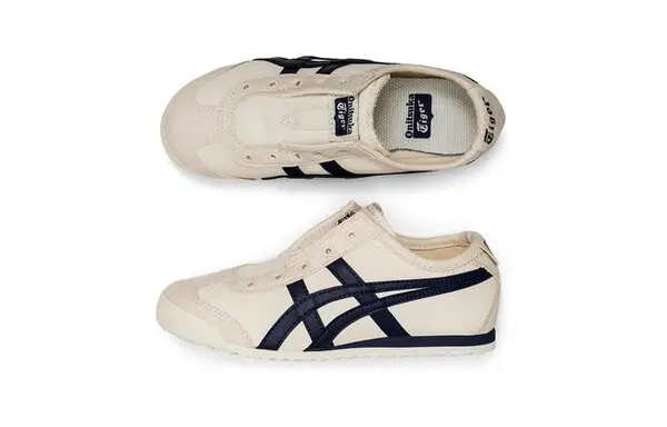 Onitsuka Tiger Mexico 66 Low Top Sneakers - White/dark Blue
