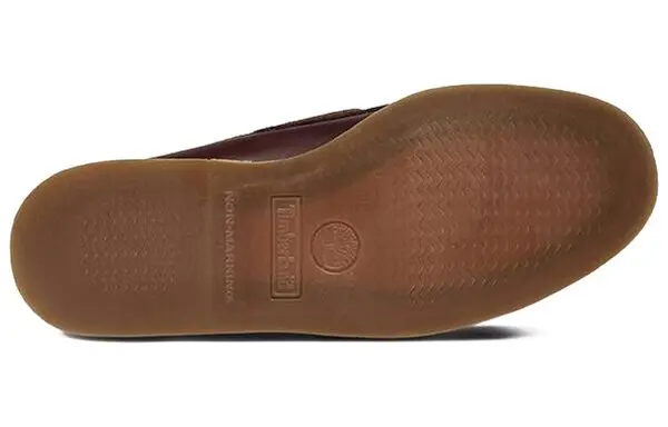 Timberland Leather Handmade Boat Shoes - Brown