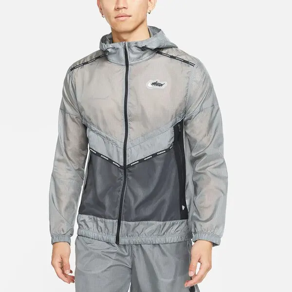 Nike Repel Wild Run Windrunner Woven Jacket - Grey