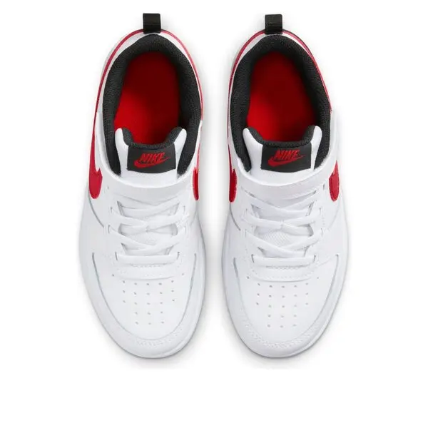 Nike Court Borough Low 2 Sneakers - White/red/black