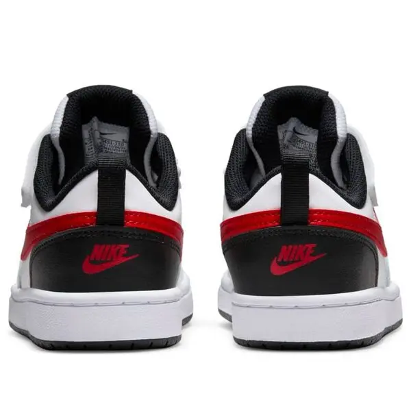 Nike Court Borough Low 2 Sneakers - White/red/black