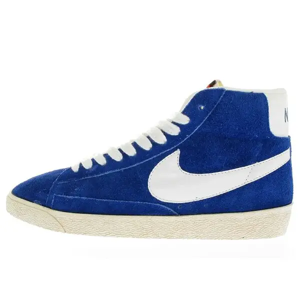 Nike Blazer High Top Suede Sneakers - Blue