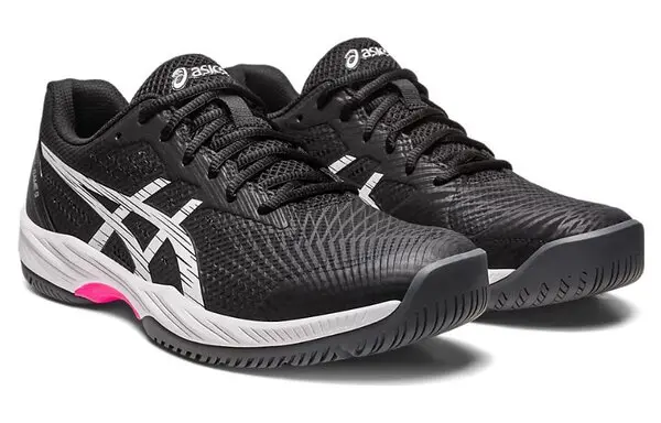 Asics Gel Game Tennis Shoes - Black/white/pink