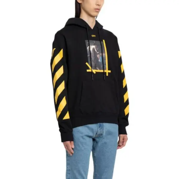 Off-White Diagonal Stripe Hoodie
