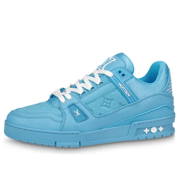 LOUIS VUITTON Trainer Sneakers - Blue/white