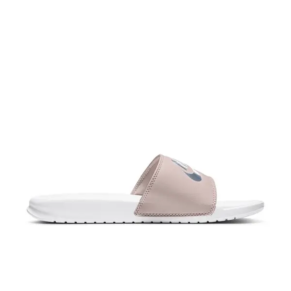 Nike Benassi Jdi Slides - White/ghost/barely Rose
