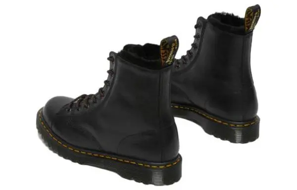 Dr. Martens Barton Shearling Lined Leather Ankle Boots