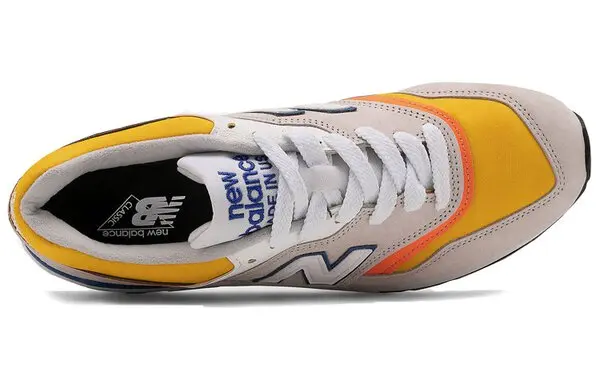 NEW BALANCE 997 Made In Usa Athletic Sneakers - Grey/yellow