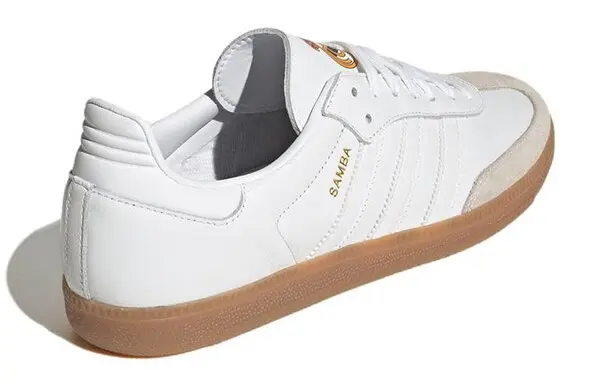 Adidas Real Madrid X Samba Team "white Gum" Sneakers - White/gum
